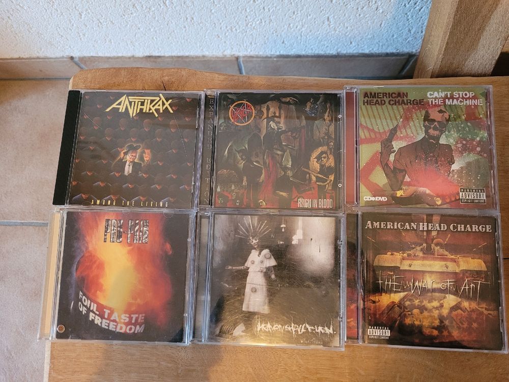 Metal CDs (Slayer, Anthrax, etc.) (Gebraucht) in Eppenberg für CHF 12.9 ...