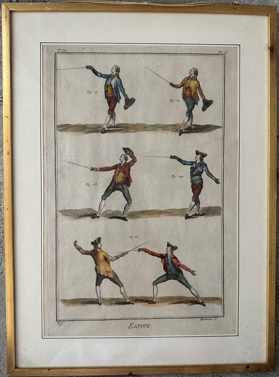 Ferdinando Fambrini (1764-1780) Colorierte Kupferstich (Gebraucht) in ...