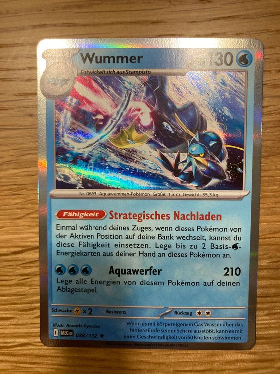 Wummer 038/132 Selten Holo Mega Entwicklung Pokemon DE neu (Neu (gemäss ...