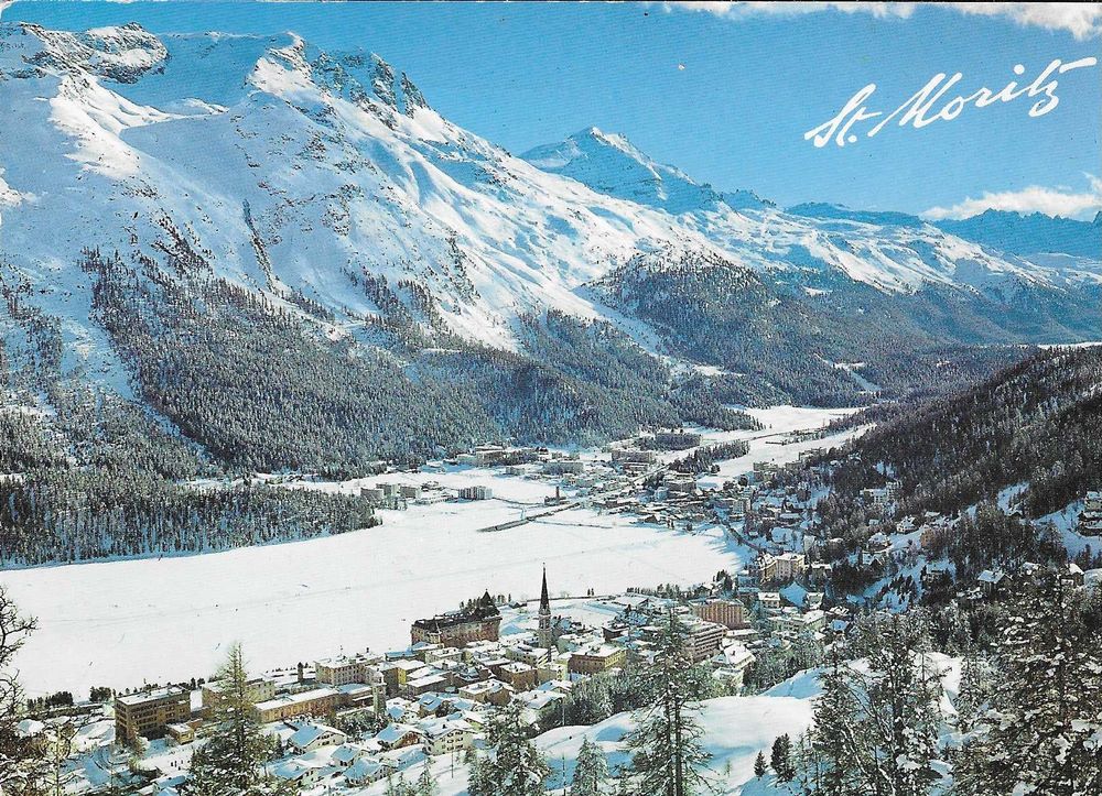 St.Moritz mit Piz Corvatsch GR (Gebraucht) in Rothrist für CHF 0.5 – mit Lieferung auf Ricardo ...