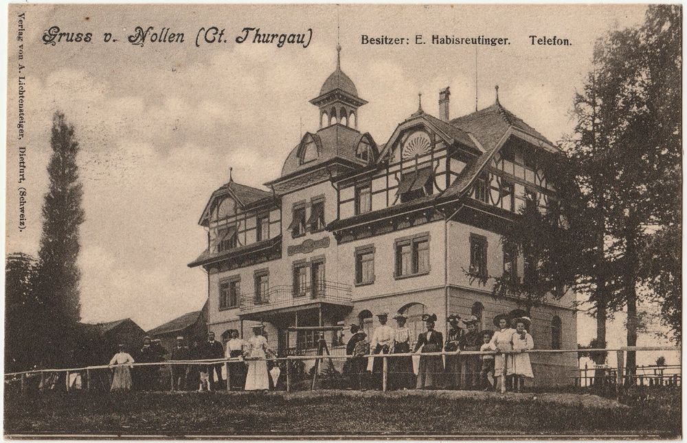 Gruss v. Nollen, Hotel Nollen - Besitzer: E. Habisreutinger (Gebraucht ...