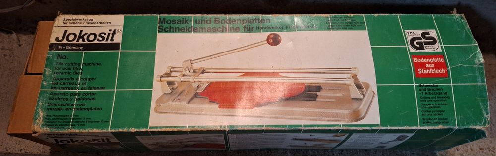 Mosaik und Bodenplattenschneider (Gebraucht) in Vilters für CHF 20 – mit Lieferung auf Ricardo ...