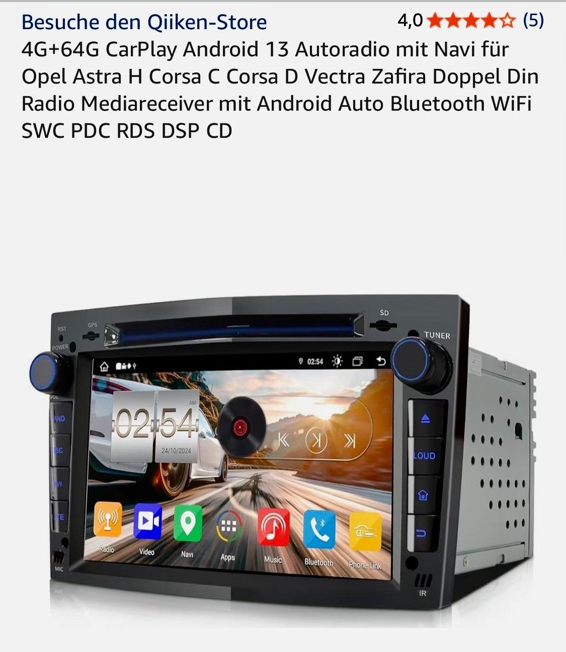 Autoradio mit Sat-Navigation, WIFI, BT, DAB, USB etc. (Gebraucht) in ...