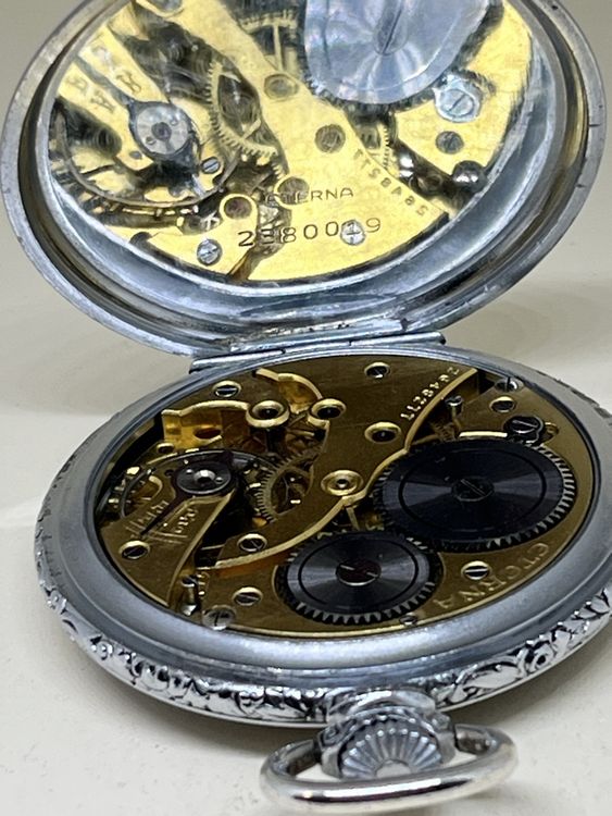 ETERNA Vintage Taschenuhr-Mechanisch Handaufzug - Swiss Made (Gebraucht ...