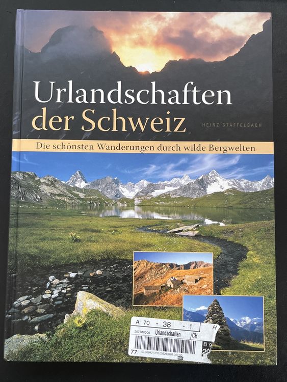 Wanderbuch "Urlandschaften der Schweiz" NEU!!! | Kaufen auf Ricardo