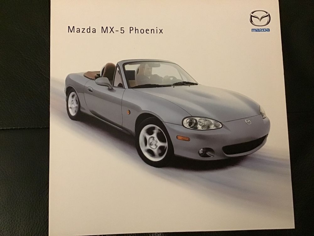 Mazda MX-5 Phoenix Verkaufsprospekt 6 Seiten ca. 2002 (Gebraucht) in ...