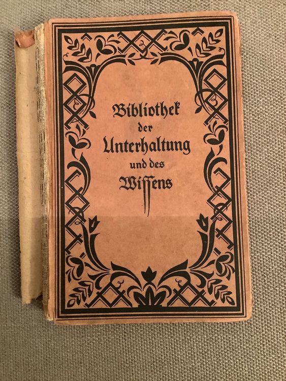 Antikes Buch Bibliothek der Unterhaltung uns des Wissens | Kaufen auf Ricardo