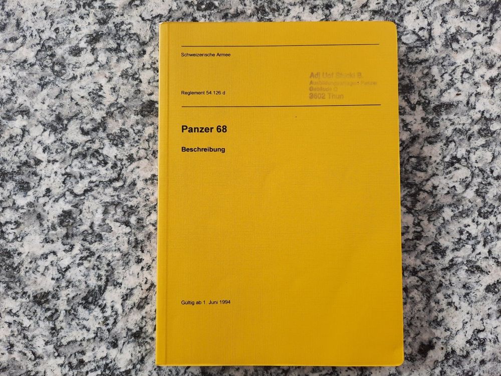 Panzer 68 - Beschreibung (Gebraucht) in Ruswil für CHF 25 – mit ...