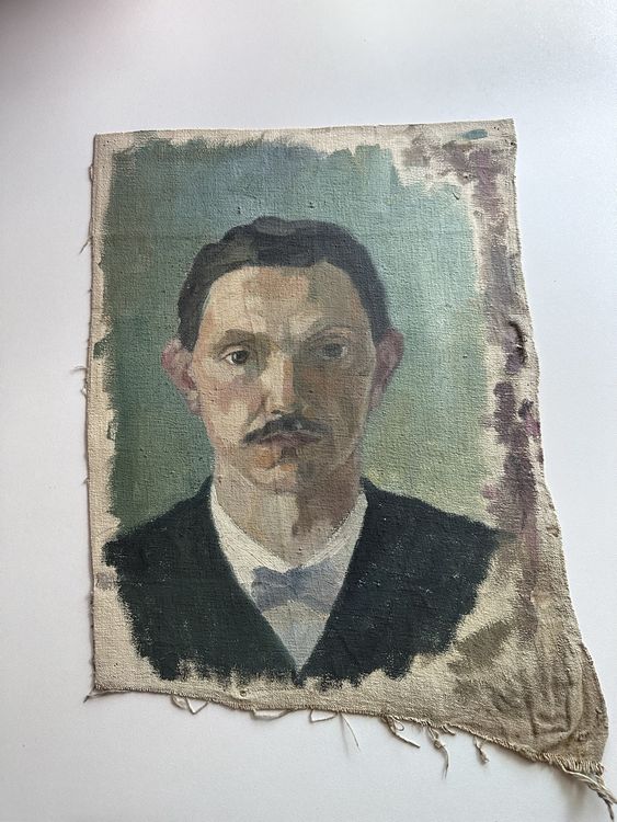 Antikes Ölgemälde Portrait J. Burkhardt (1873-1952) (Gebraucht) in St ...