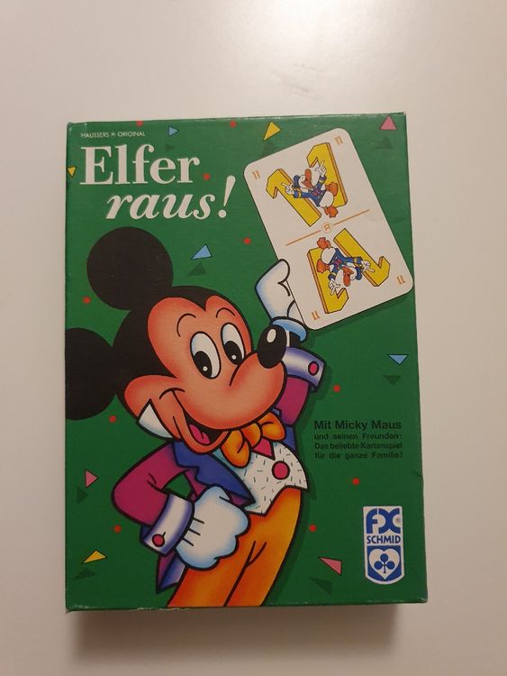 Mickey Mouse Card Game "Elfer raus!" Schmid | Kaufen auf Ricardo