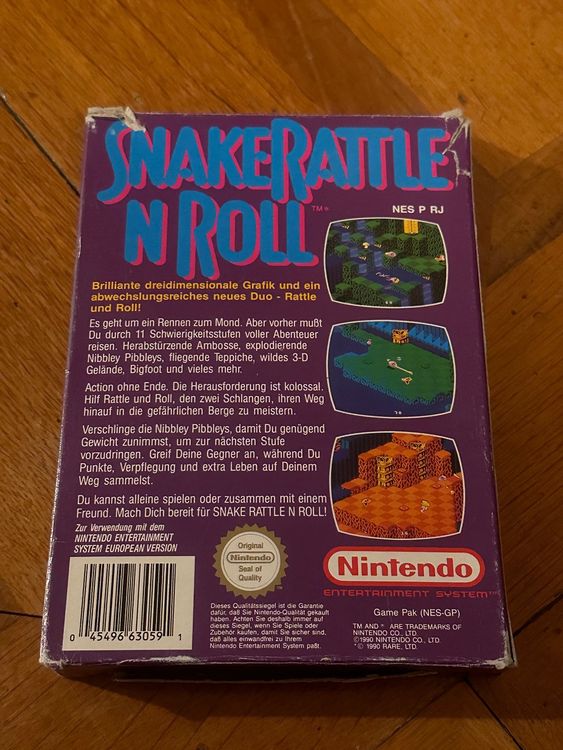 Snakerattle n roll - Nintendo nes | Kaufen auf Ricardo