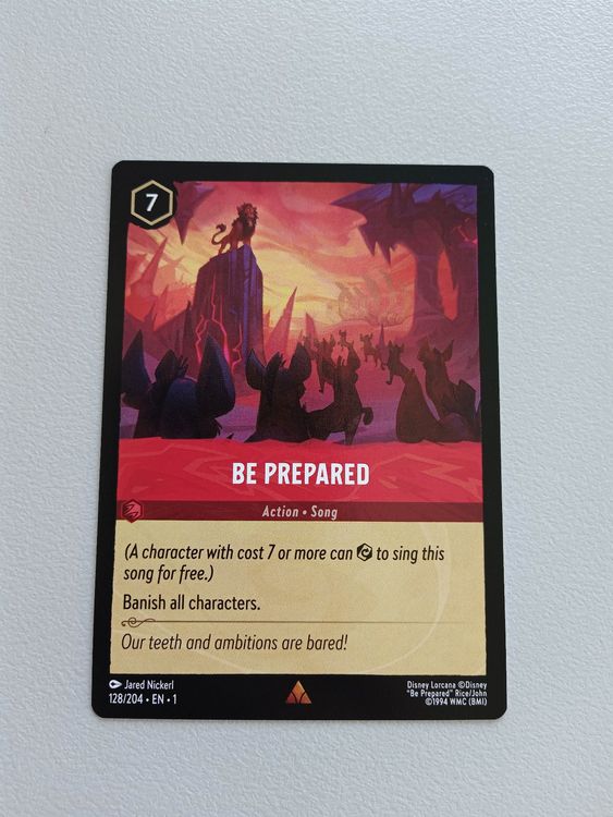 Lorcana - Be Prepared - Rare Karte - Disney | Kaufen auf Ricardo