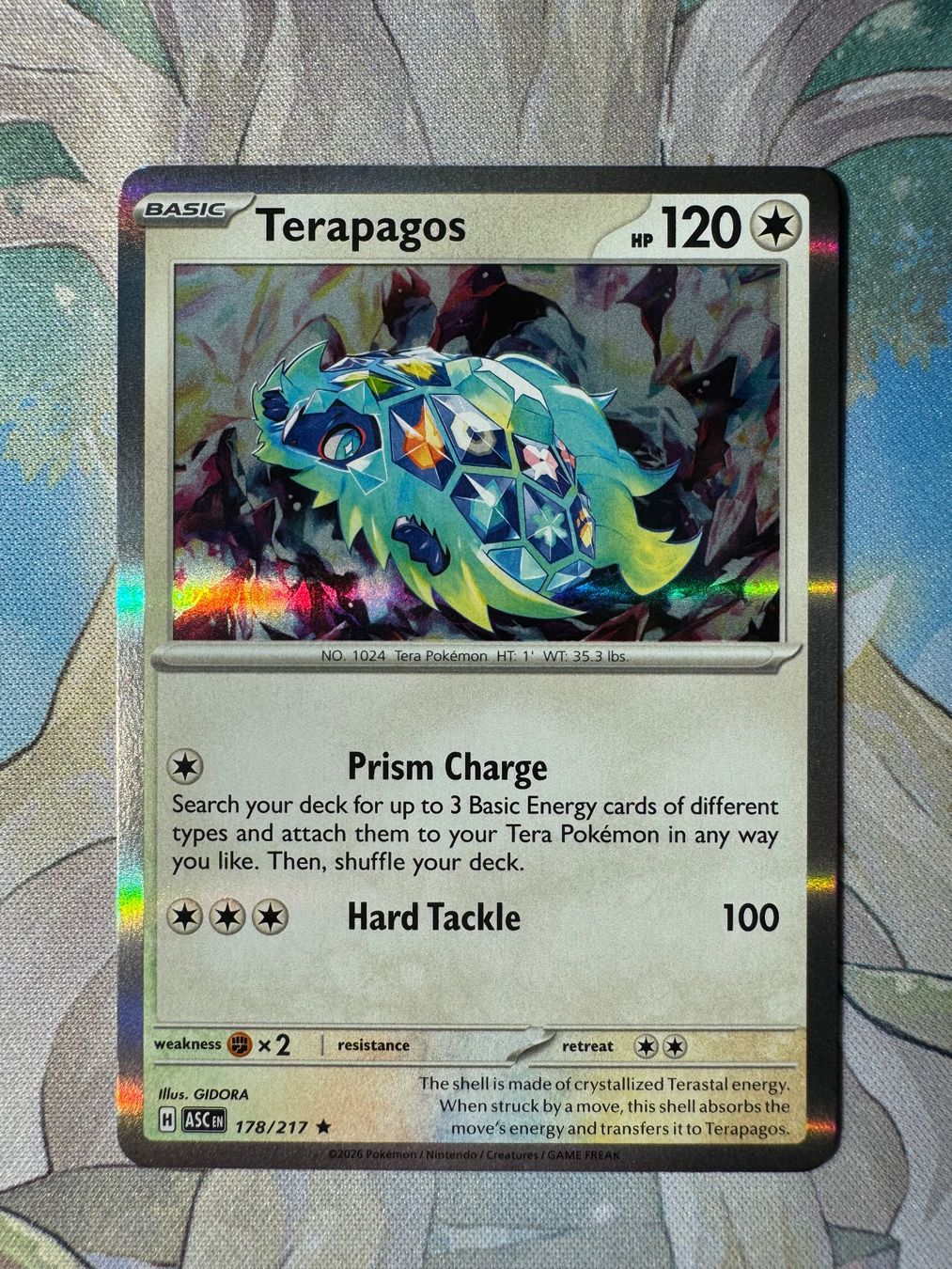 Pokémon TCG – Terapagos Holo (ASC178) Ascended Heroes (Neu (gemäss ...