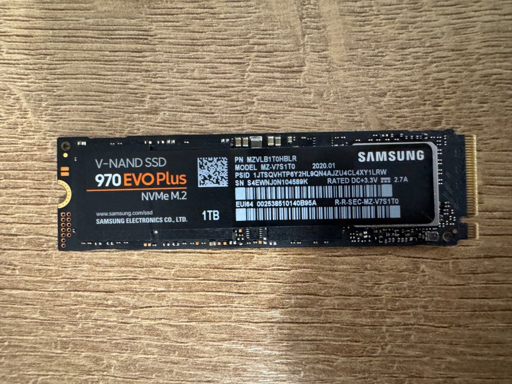 Samsung 970 EVO Plus 1TB NVMe M.2 SSD | Kaufen auf Ricardo