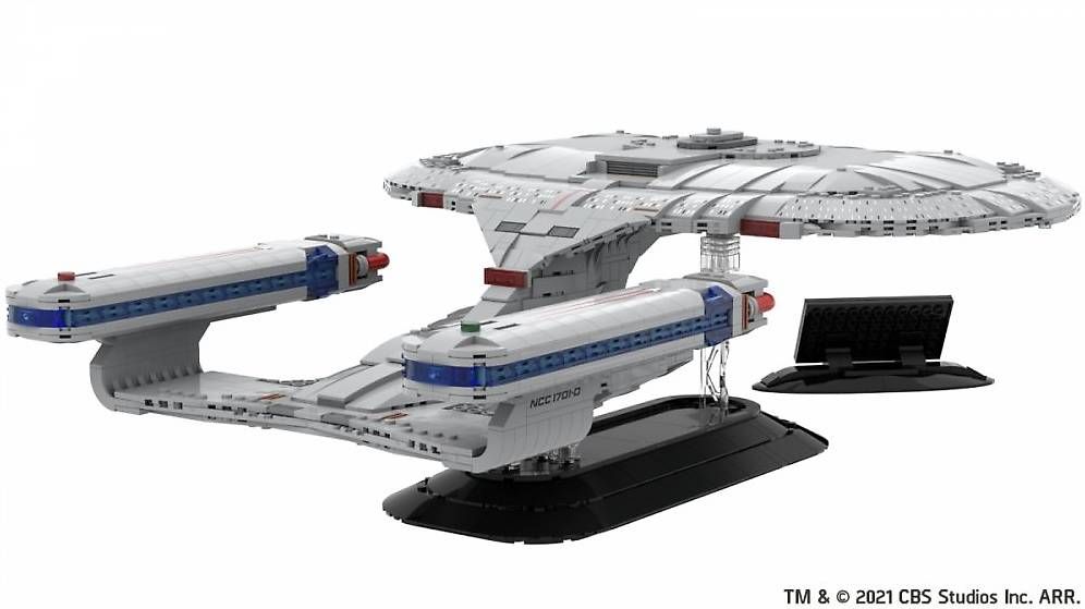 BlueBrixx-Pro 104184 Star Trek USS Enterprise NCC-1701-D (Neuf avec ...