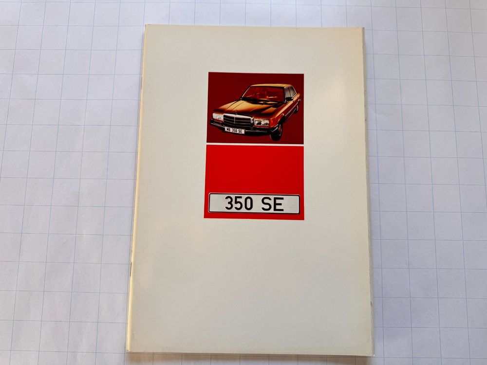 Mercedes-Benz 350 SE Prospekt 1972, Oldtimer Rarität, Top! (Gebraucht ...