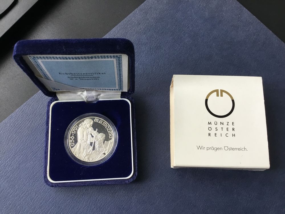 100 Schilling Mozart- Salzburg 1991 PP (Neu und originalverpackt) in St. Margrethen SG für CHF ...