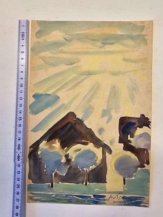 Hans POTTHOF (1911-2003) Aquarell ca. 1940 aus Nachlass | Kaufen auf ...