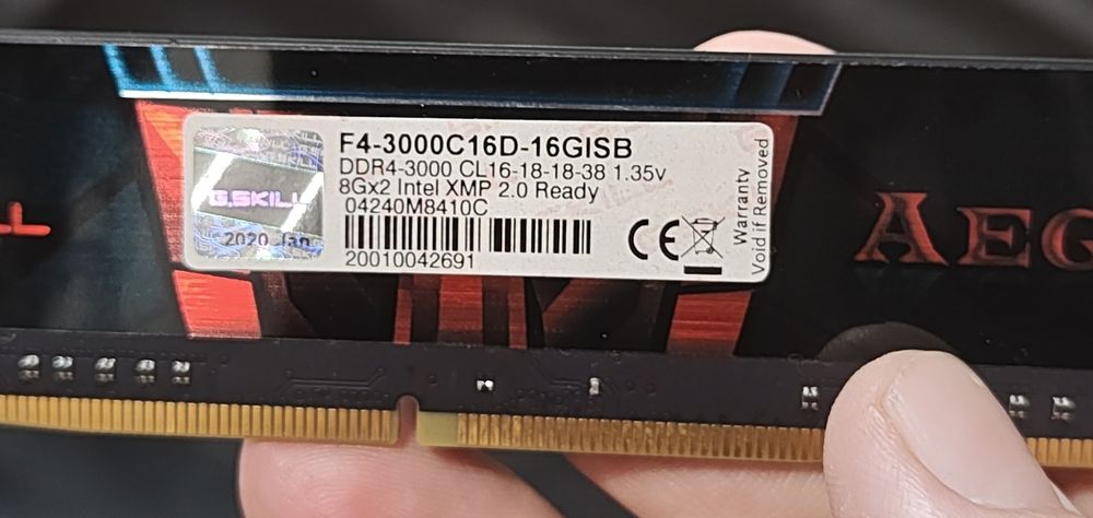 G.Skill Aegis DDR4-3000 8GB RAM Memory Kit (Gebraucht) in Münchenstein ...