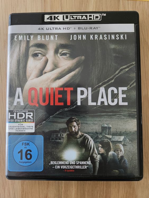 A Quiet Place 4K Ultra HD Blu-Ray. Top Zustand! | Kaufen auf Ricardo