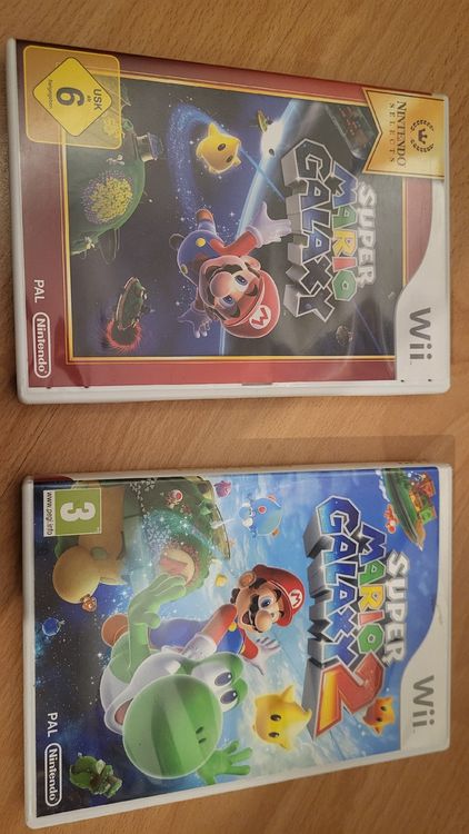 Super Mario Galaxy 1 & 2 / Nintendo Wii Spiele 2x set. (Neu (gemäss ...