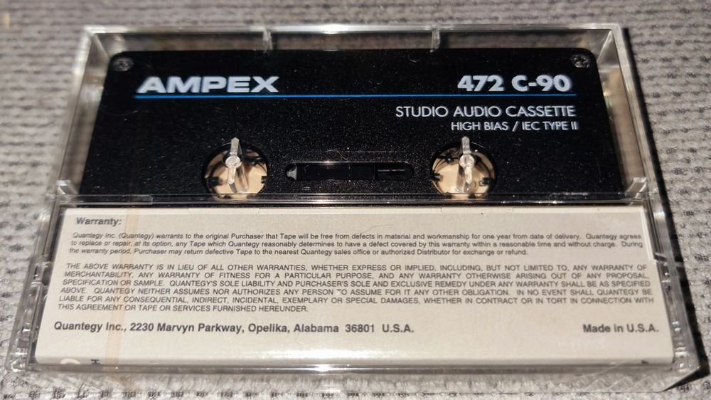 💥ULTRA RARES AMPEX"472 STUDIO PROFESSIONAL C90💥 (Neu und ...