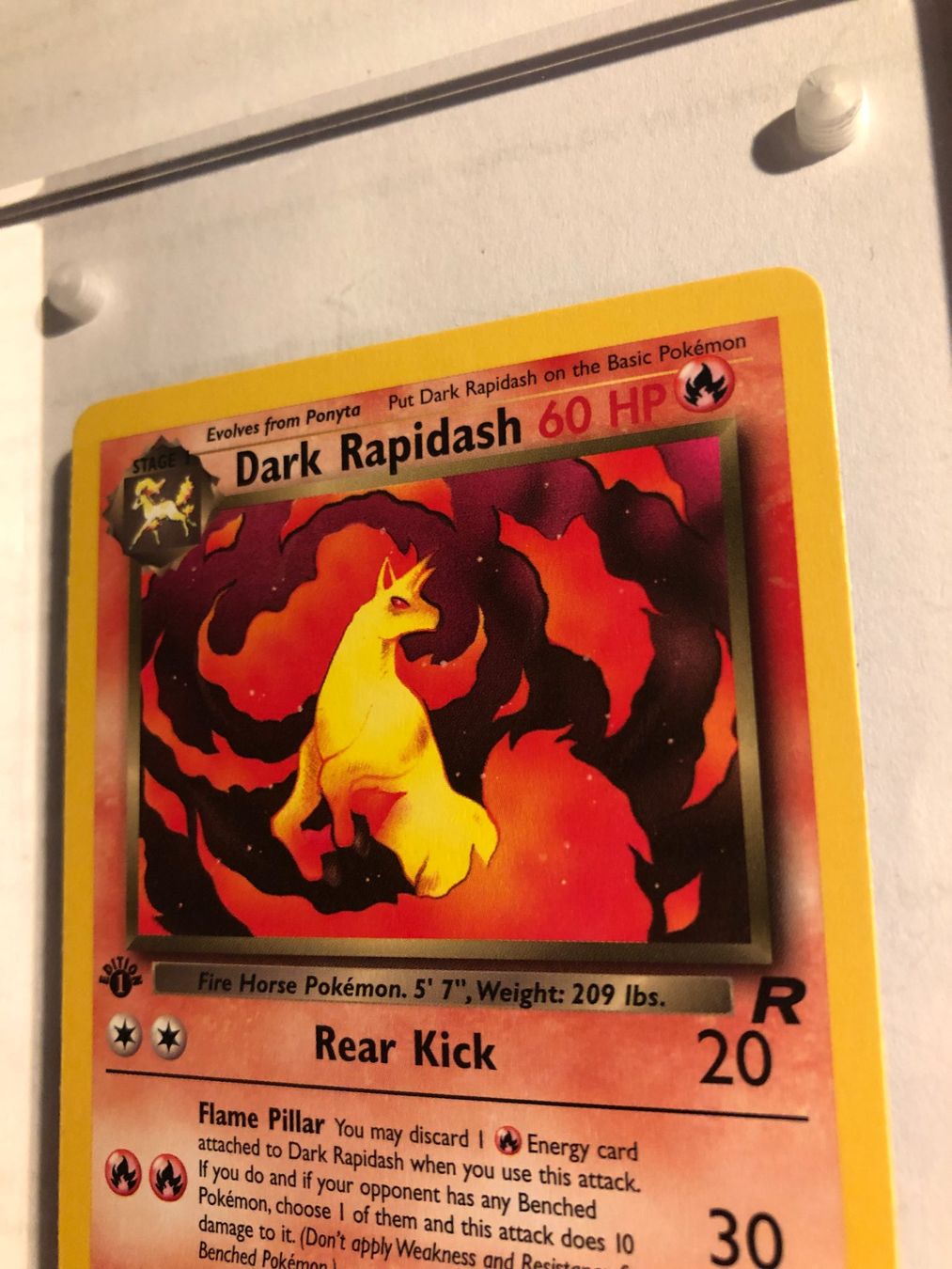 Dark Rapidash Team Rocket 1st (unc.) - MINT - ab 1.- (Usato) a ...