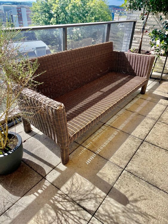 Rattan Lounge Sofa & Sessel für Balkon/Garten | Kaufen auf Ricardo