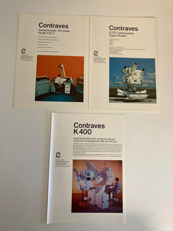 3 Produkt Prospekte Oerlikon CONTRAVES (Gebraucht) in Brütten für CHF ...