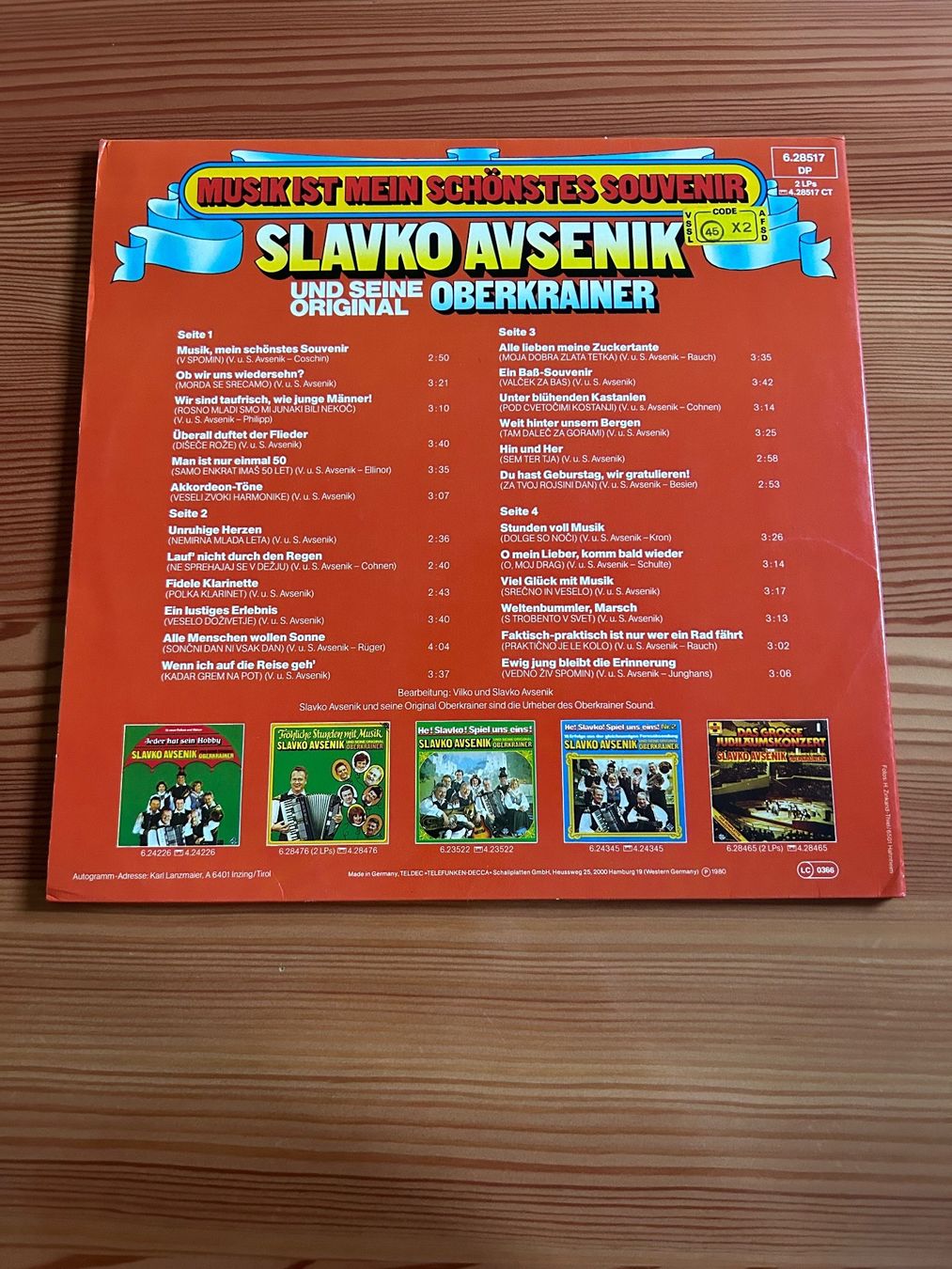 Doppel-LP Slavko Avsenik und seine Original Oberkrainer (Gebraucht) in Zürich für CHF 8 – mit ...