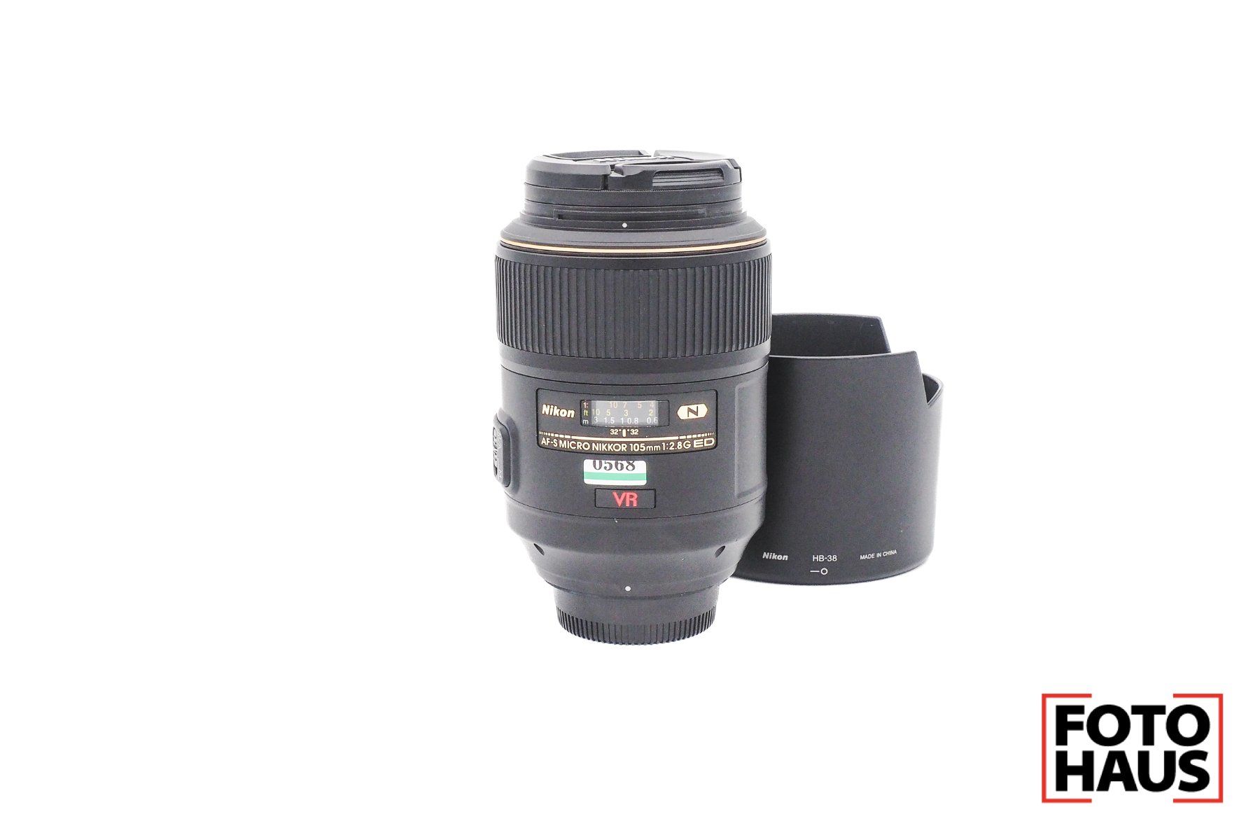 Nikon 105mm f/2.8G ED N AF-S Micro Nikkor Makroobjektiv 0568 (Gebraucht ...