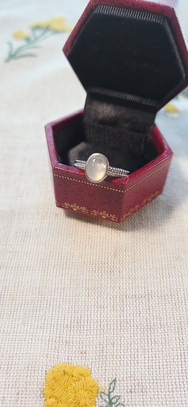 NEW - Silver Plated Fluorite Ring (Adjustable) (Neu (gemäss ...
