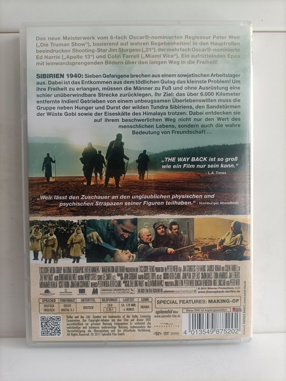 DVD The way back - Der lange Weg (de/uk) Ed Harris (Gebraucht) in crans ...