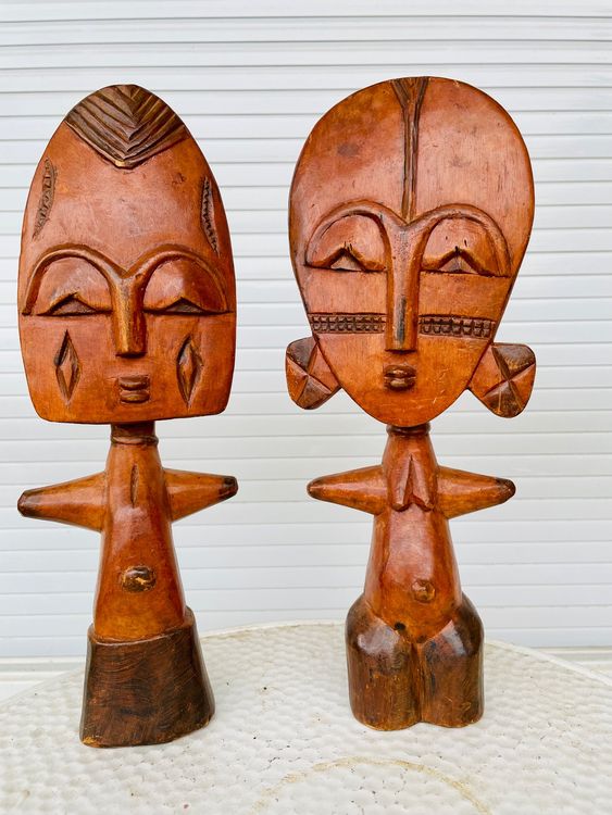 afrikanische Kunstpuppe aus Holz | Kaufen auf Ricardo