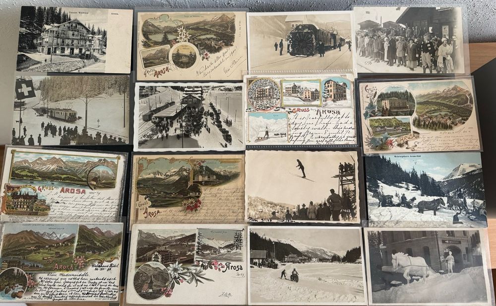 Super Privat-Sammlung alte Ansichtskarten AROSA (362 STÜCK) | Kaufen auf Ricardo