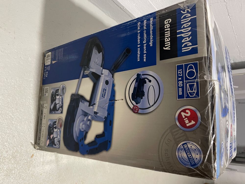 Scheppach Metallbandsäge + extra bandsägeblatt (Neu und ...