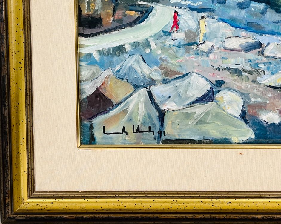 Sinischa Christen (1922-2007) Grosse Berglandschaft Gemälde | Kaufen ...