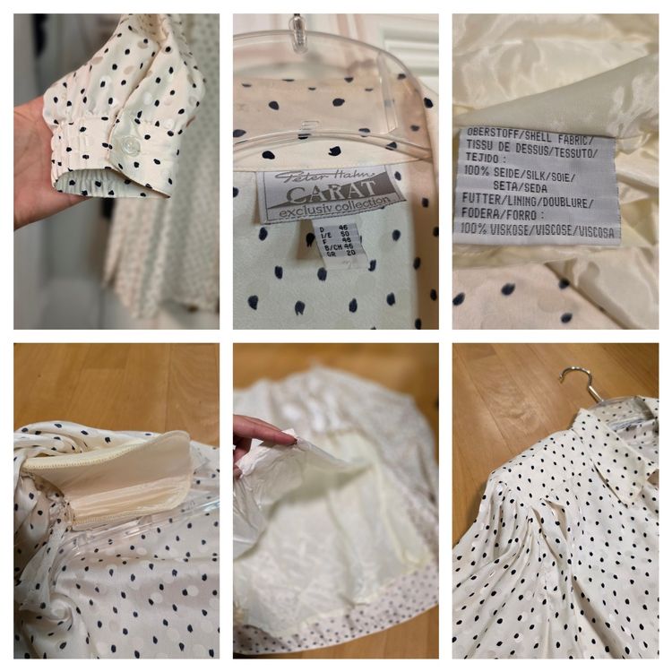 Seiden-Set Bluse & Rock mit Punkten – Peter Hahn (Gebraucht) in Wald ZH ...