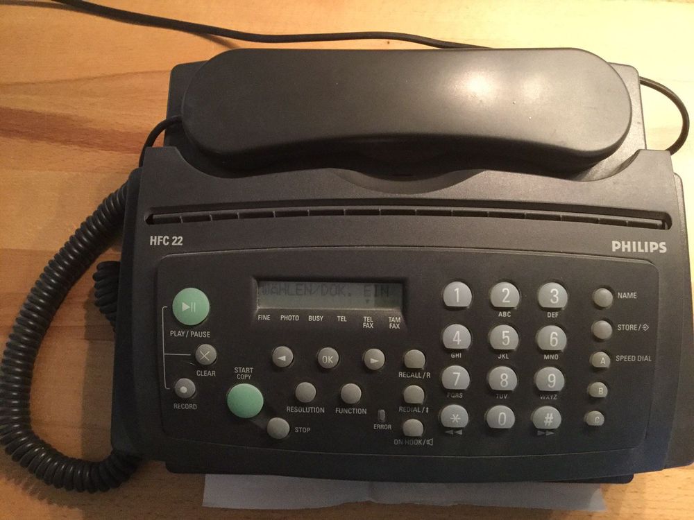 Telefon & Faxgerät PHILIPS HFC 22 (Gebraucht) in Arbon für CHF 10 – mit ...