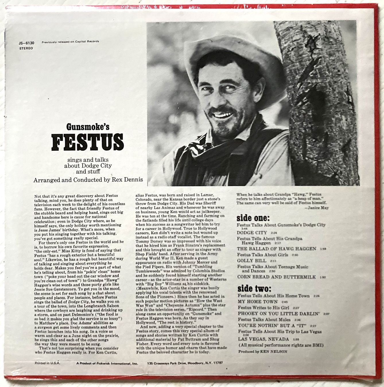 GUNSMOKE'S FESTUS - SIGNS'N TALKS 'BOUT DODGE CITY 'N STUFF (Neu und ...