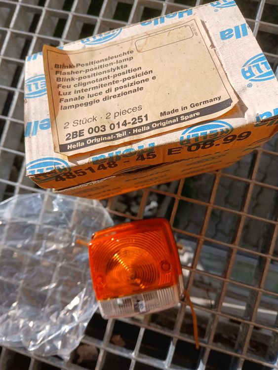 1x Hella Blink-Positionsleuchte 2BE 003 014-251 neu | Kaufen auf Ricardo