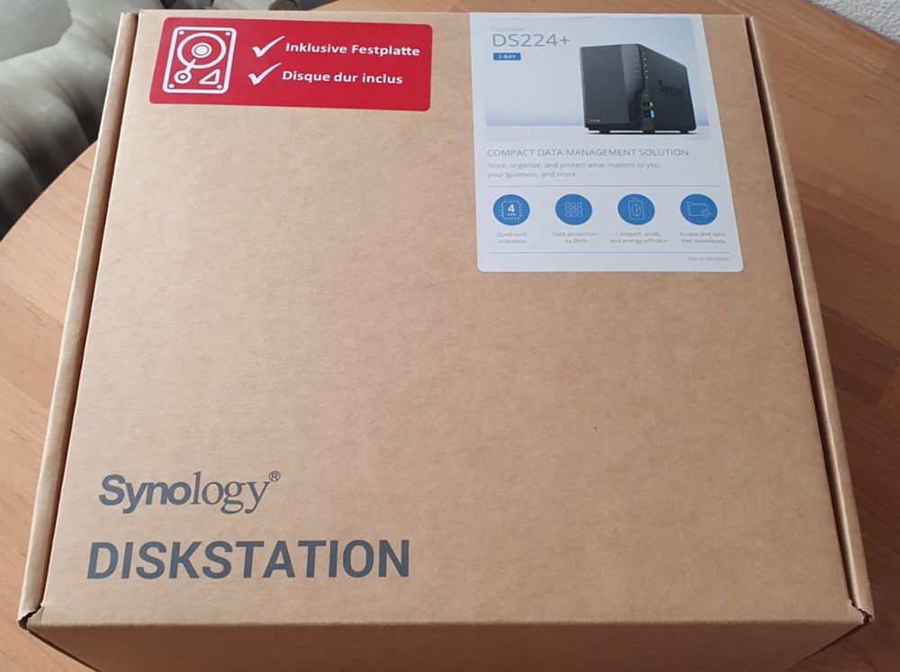 Synology DS224+, 2-bay NAS inkl. 2x 2TB HDD (Neu (gemäss Beschreibung ...