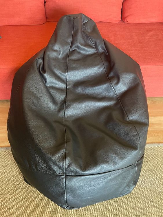 sehr gut erhaltener, klassischer Leder-Sitzsack von de Sede (Gebraucht ...
