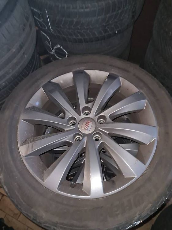 Roues complètes jantes Seat Alhambra pneus été presque neufs (Gebraucht ...