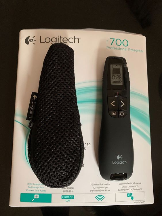 Logitech r700 Laserpointer Presenter Pro (Neu (gemäss Beschreibung)) in ...