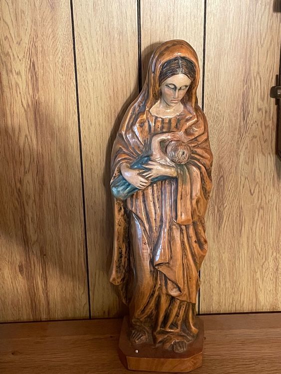 Maria aus Holz geschnitzt | Kaufen auf Ricardo
