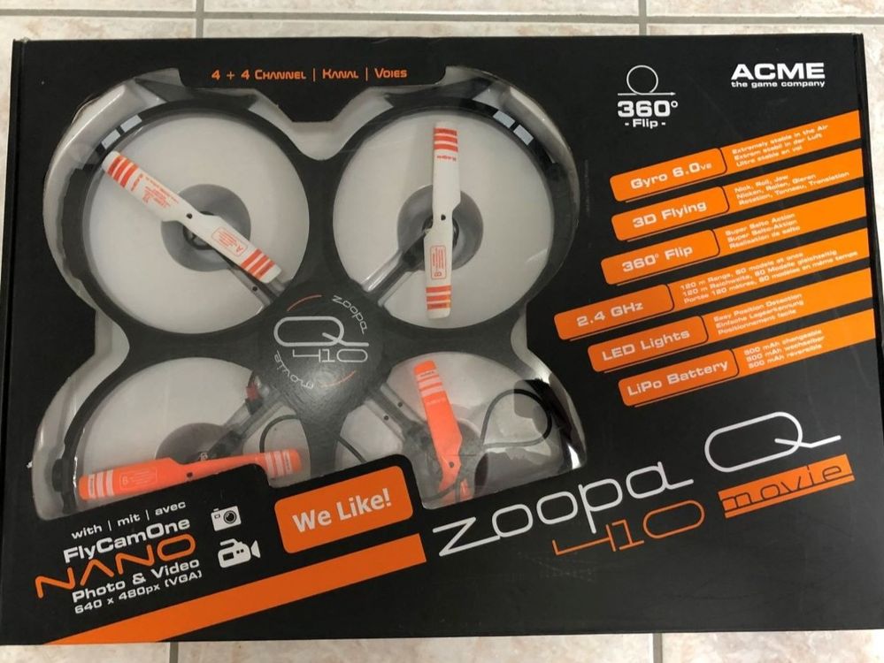 Drohne - Zoopa Q 410 movie - kaum gebraucht (Gebraucht) in ...