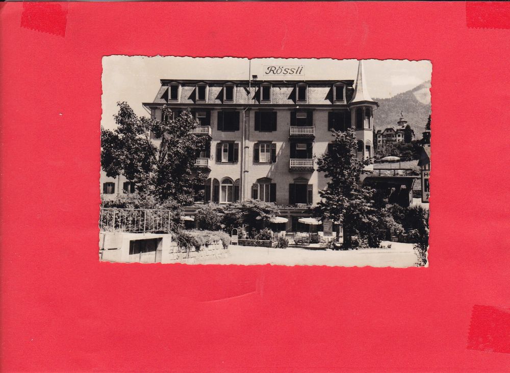 Hotel Rössli--Weggis? (Gebraucht) in St. Peterzell für CHF 2 – mit Lieferung auf Ricardo kaufen