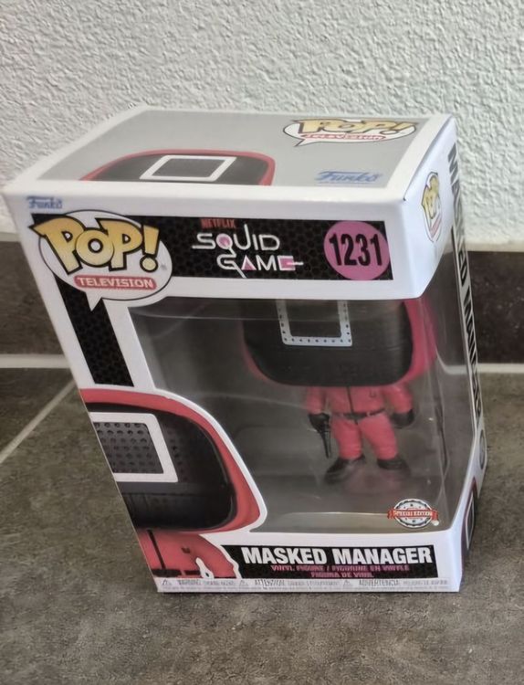Funko Pop! Squid Game - Masked Manager 1231 Special Edition (Neu ...