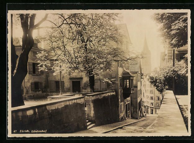 AK Zürich, Strassenpartie mit Lindenhof (Gebraucht) in Berlin für CHF 4 ...